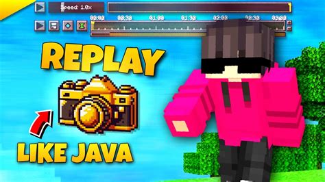 java level replay in pocket edition ultimate mod upgrade 🔥 replay mod for mcpe youtube