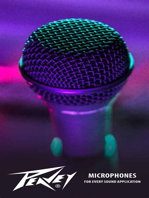 Microphone Brochure 2019 Pdf Microphone Decibel