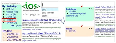 ios over a faceted search engine download scientific diagram