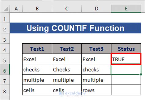 How To Check If Multiple Cells Are Equal In Excel 4 Methods Exceldemy