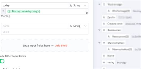 Bug Different Locale When Using Weekdaylong In Expression In Preview And Output Questions