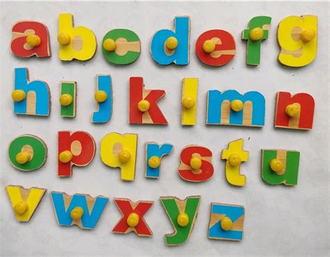 Wooden Brown Base Small Consonants Educational Puzzle At Rs 80 Piece In New Delhi