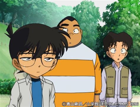 江戸川コナン On Twitter ボク、蘭姉ちゃん、灰原、少年探偵団のみんなと阿笠博士の運転でキャンプに行ったんだ。 それぞれキャンプ場