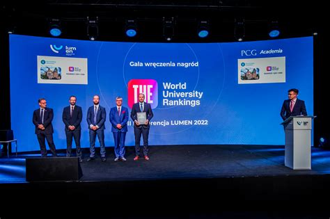 The Poznan University Of Technology Was Honoured In THE World