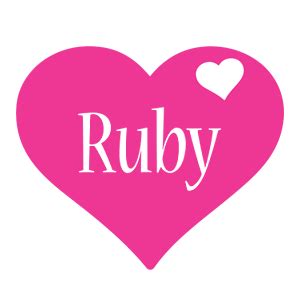 Ruby Logo Name Logo Generator I Love Love Heart Boots Friday Jungle Style