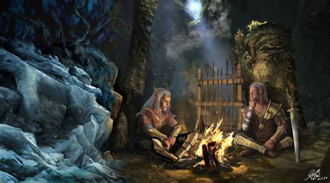 Campfire By Entar0178 On DeviantArt Campfire Sci Fi Art Art