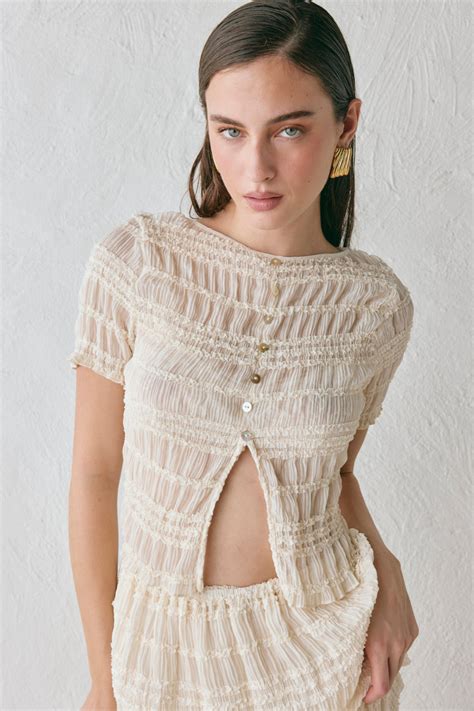 Sofia Top Cream Vrg Grl