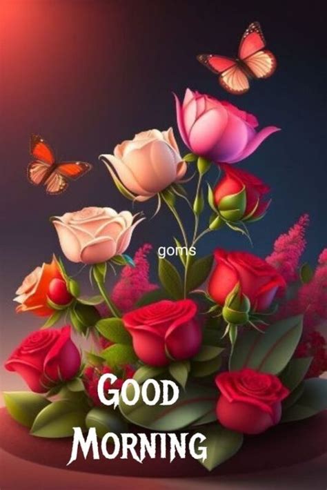 Fantastic Good Morning Red Flower Good Morning Pictures