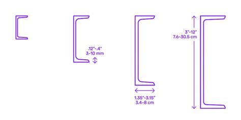 Steel Beam C Channel Dimensions Drawings 42 OFF