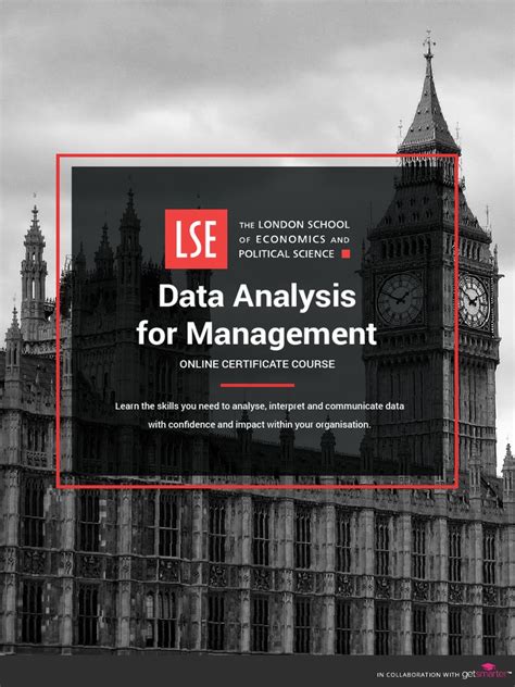 Lse Data Analysis For Management Online Certificate Course Prospectus