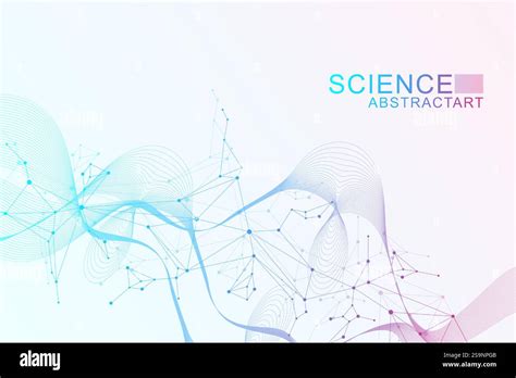 Digital abstract connection dots and lines. Network connection structure. Technology polygonal ...