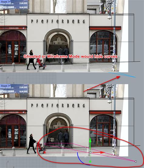 Ghosted Or Wireframe Mode Objects Would Hide Curves Rhino For Windows Mcneel Forum