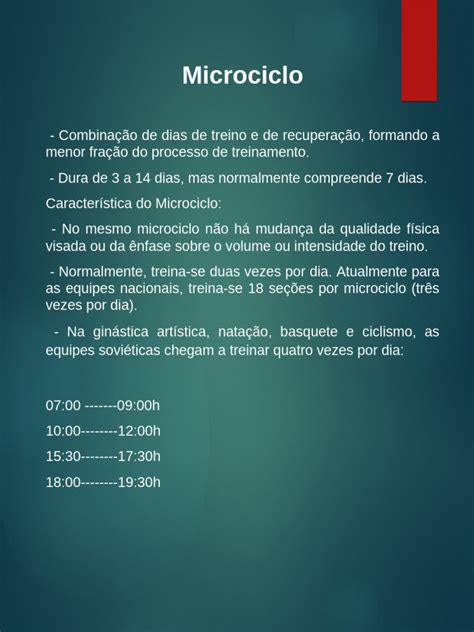 Unipê Tipos De Micros E Mesociclos Pdf