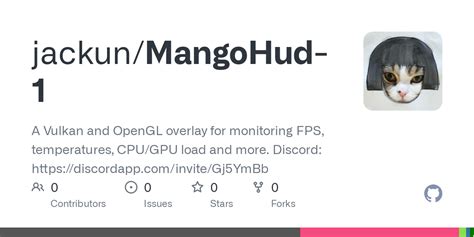Github Jackunmangohud 1 A Vulkan And Opengl Overlay For Monitoring