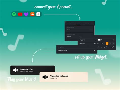 Best Simple Music Player Widget For Streamers Stream With Own3d