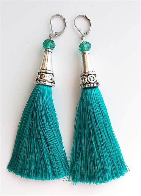 Серьги кисти своими руками простой урок