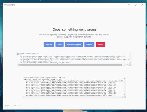 ledger live “something went wrong” how to fix by bethelbrock medium