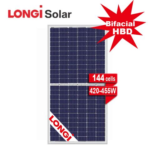 Longi 440W High Efficiency Mono Perc With Half Cut Technology Solar