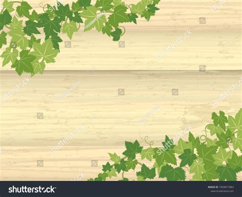 Fresh Ivy Leaf Vector Frame On Stock Vector Royalty Free 1050871883 Shutterstock
