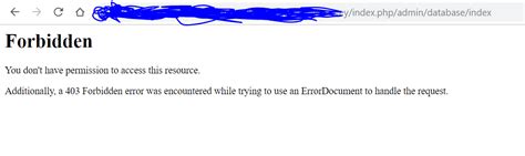 Forbidden You Dont Have Permission To Access This Resource