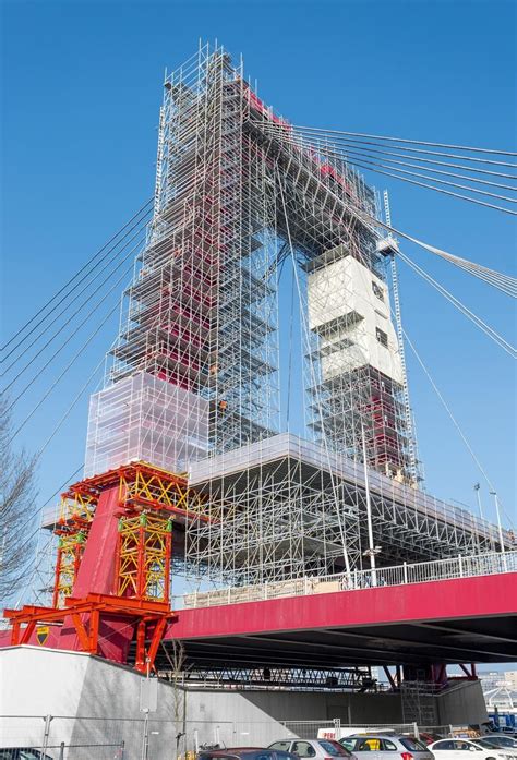 Challenging Pylon Scaffolding On Rotterdam S Wille Structurae