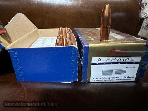 93x62mm Mauser Brass Swift A Frame Bullets And Rcbs Reloading Dies