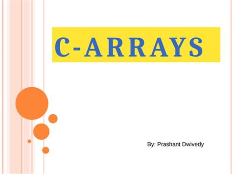 Array Ppt You Can Learn In Very Few Slides Ppt