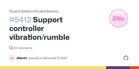 Support Controller Vibrationrumble · Issue 5412 · Scratchaddons
