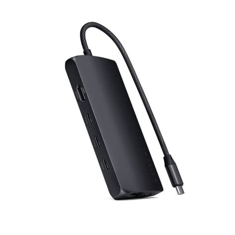 Satechi Usb C Multiport Adapter 8k With Ethernet V3 Midnight Cdon