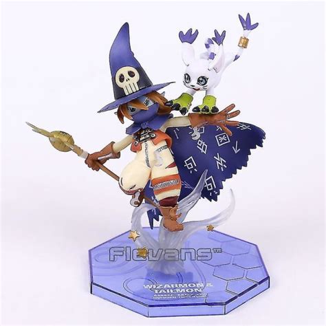 Digimon Adventure Digital Monster Wizarmon And Tailmon Pvc Figure