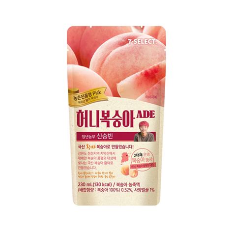 Pb 허니복숭아에이드230ml 배민스토어
