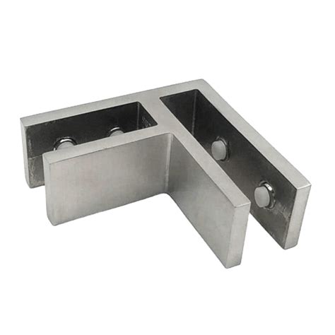 90 Degree Small Friction Glass Clamp Inox Star Hardware