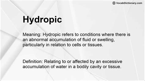 Hydropic Meaning Youtube