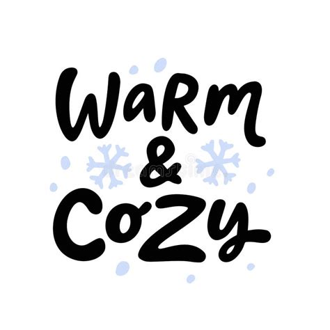 Cozy Text Only One Single Word Cozy Printable Graphic Tee Stock