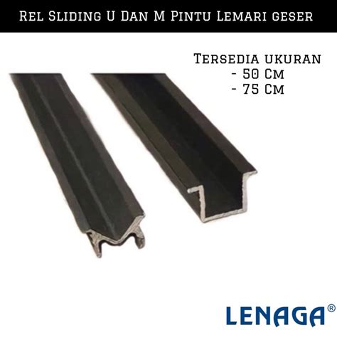 Jual Rel Sliding U Dan M Pintu Lemari Geser 3141 Rel Las Um Uv