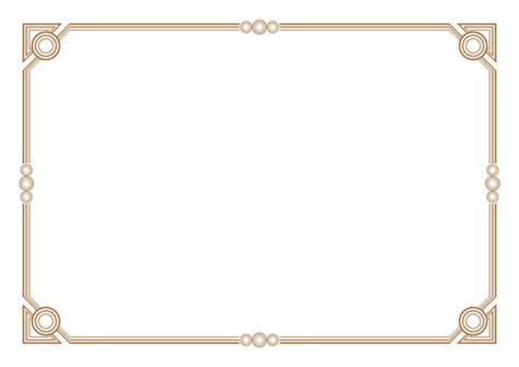 Certificate Borders Template