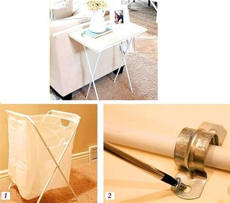 Столик из складной корзины своими руками Diy как сделать самому