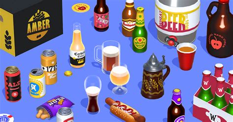 Ultimate Beer 3d Food Unity Asset Store