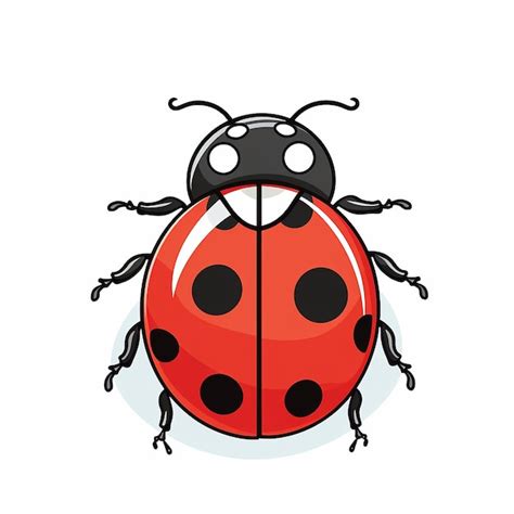 Premium Photo Coloring Book Drawing A Happy Ladybug