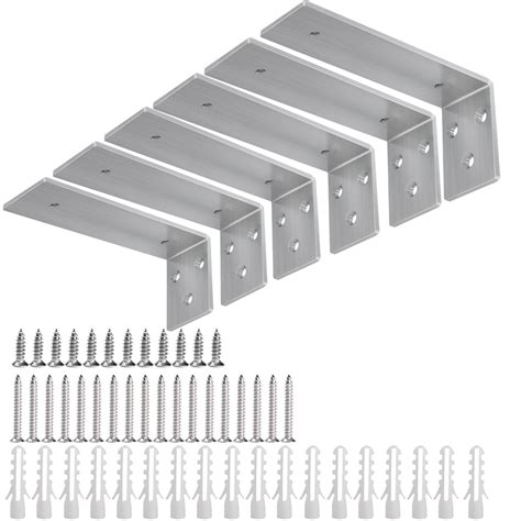 Floating Shelf Bracket 12 Inch Stainless Steel Shelf Brackets L Brackets Heavy