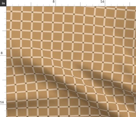 Lattice Grid Squares Lines Geometric Fabric Spoonflower
