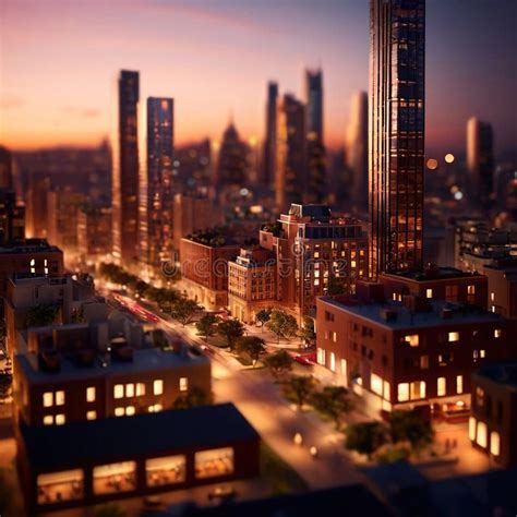 City Building Model Architecture Design And Planning Stock