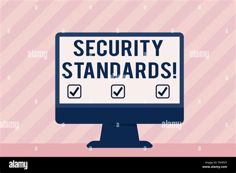 Handwriting Text Security Standards Conceptual Photo The Scope Of Security Functions And