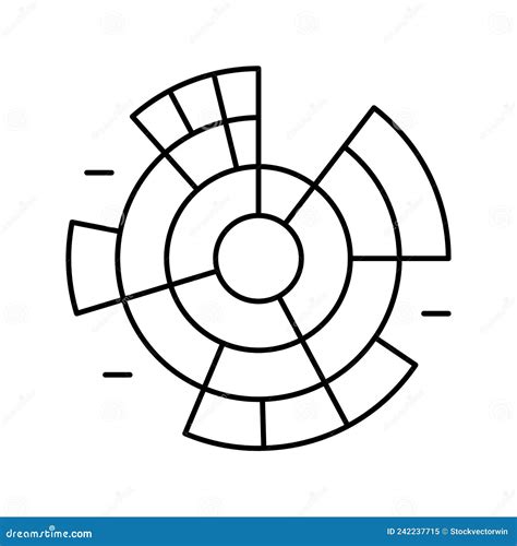 Sunburst Chart Color Infographics Step By Step In A Series Of Circle Element Of Chart Graph