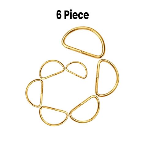 Metal D Ring 1 Inch Brass Plated Loop Ring Michaels