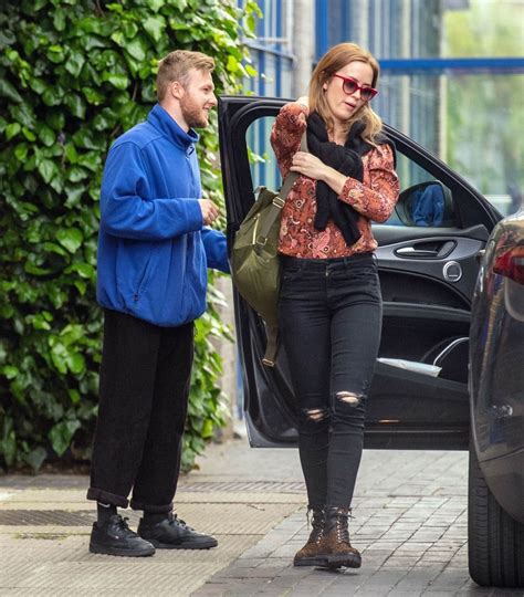 A Rare Emily Blunt And John Krasinski Sighting Over Lunch In London