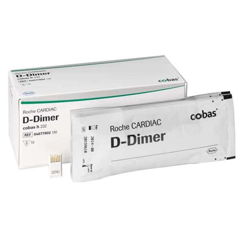Roche Cardiac D Dimer Test Strips For Cobas H 232 Doccheck Shop