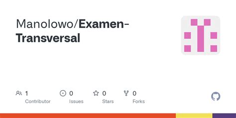 GitHub Manolowo Examen Transversal
