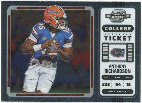 NFL Indianapolis Colts 2023 Panini Chronicles Contenders Optic Draft