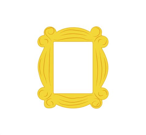 FRIENDS Yellow Frame Vinyl Decal Sticker FRIENDS Vinyl Sticker